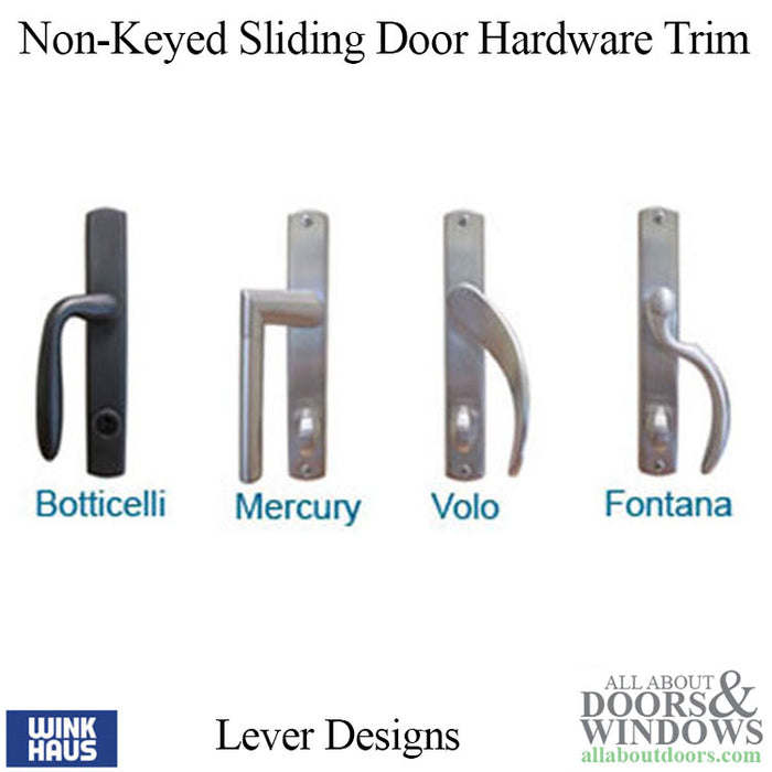 Winkhaus Botticelli Sliding Door Handle Set – Non-Keyed Entry, Left Ha ...