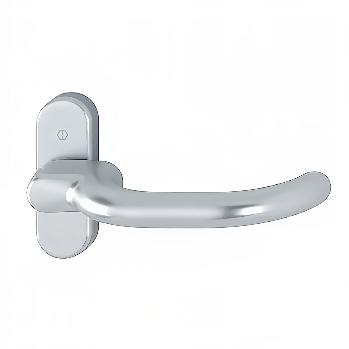 Hoppe Paris Handle Set for Balcony Doors – Non-Keyed, Aluminum Silver ...