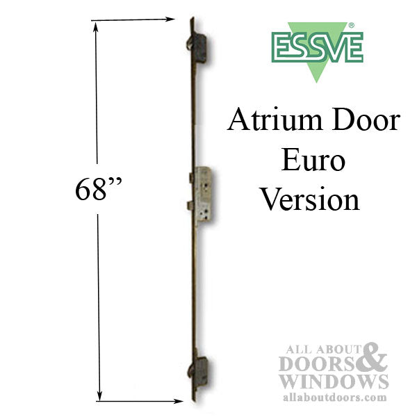 Atrium ESSVE Multipoint Lock – 45mm Backset, 92mm PZ, 68" Length ...